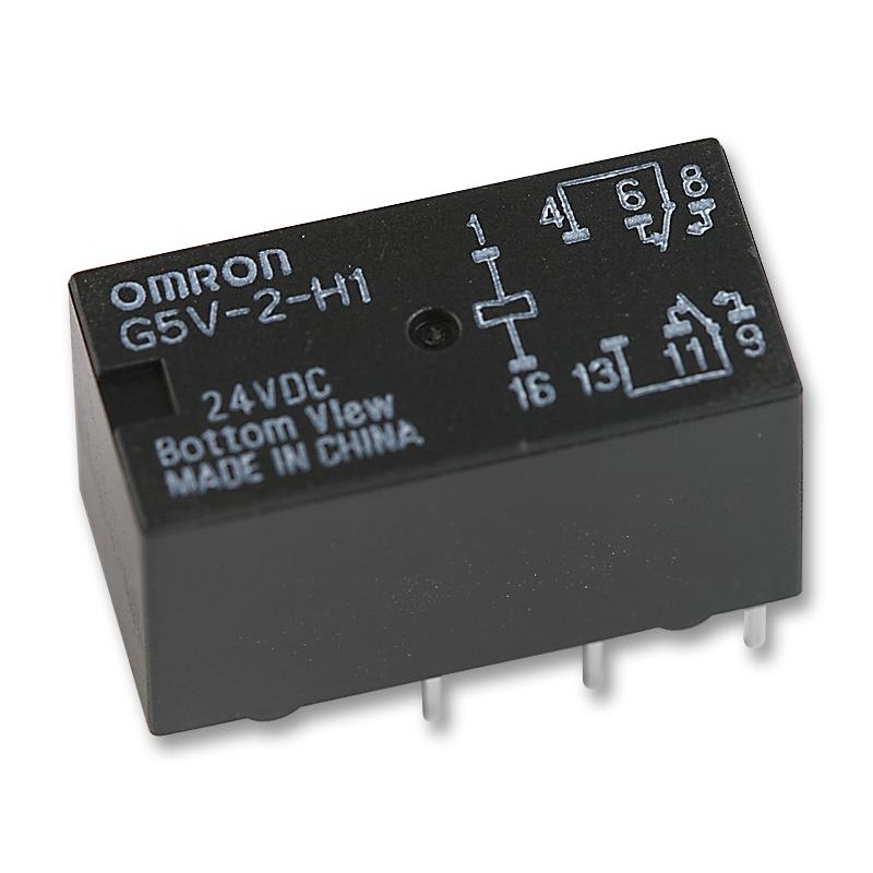 G5V-2-H1 DC24, 24VDC 1A DPDT (2 Form C) Röle
