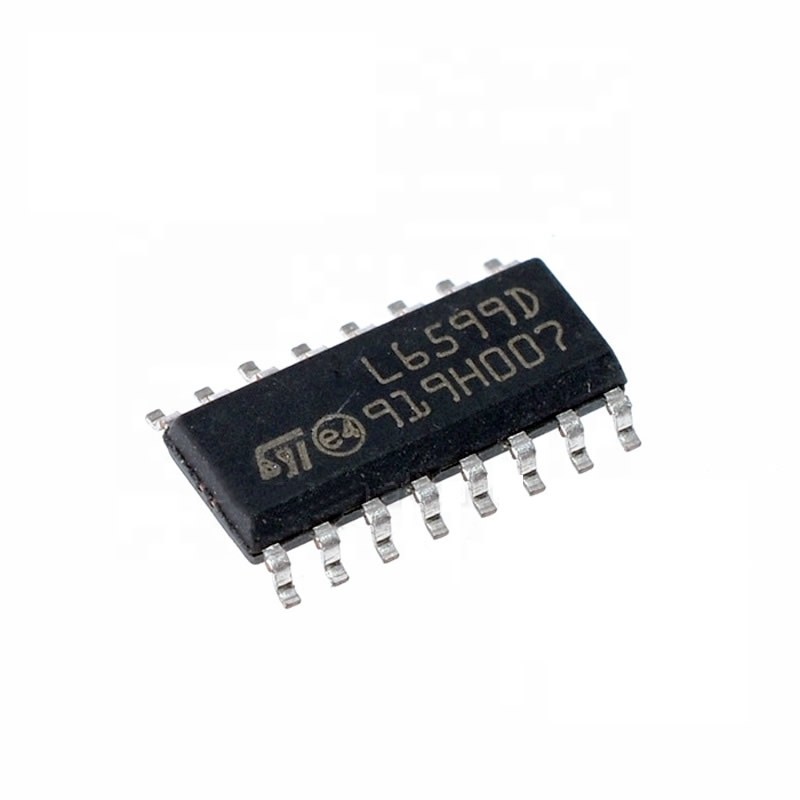 L6599D, L6599, Soft Sw PWM Controller 1-Out 500KHz SOIC-16