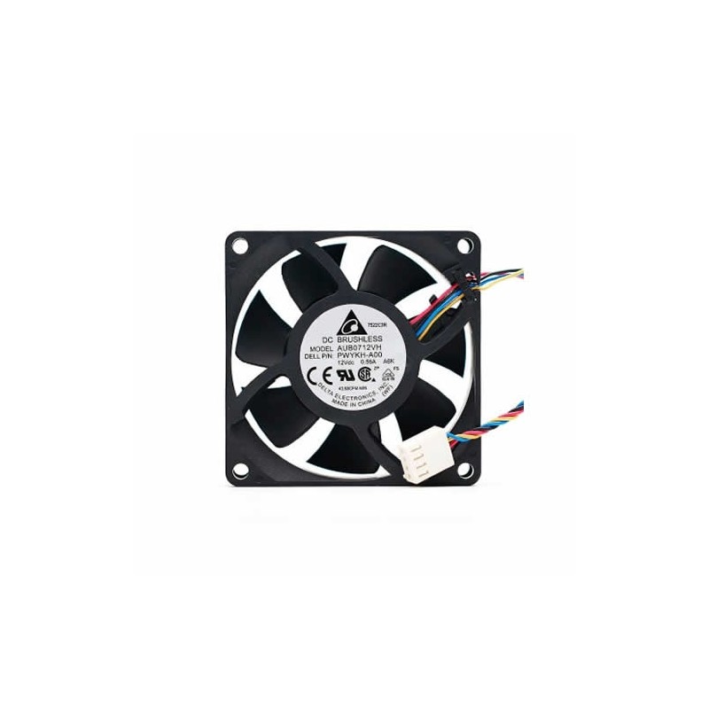AUB0712VH, 70x70x25mm 12VDC 0.56A 4 Kablolu Fan