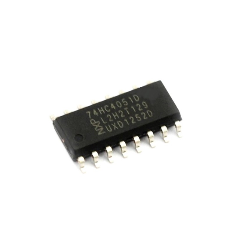 74HC4051D, HC4051, 74HC4051 Analog Multiplexer Single 8:1 SOIC-16