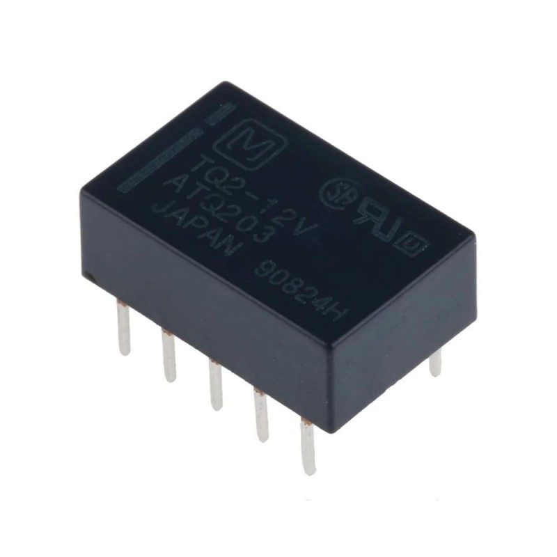 TQ2-12V, 12VDC 1A DPDT (2 Form C) Röle