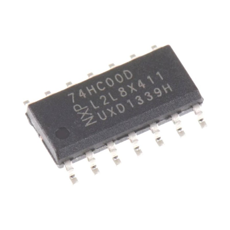 74HC-00D, 74HC00, SN74HC00D NAND Gate 4-Element 2-IN CMOS SOIC-14