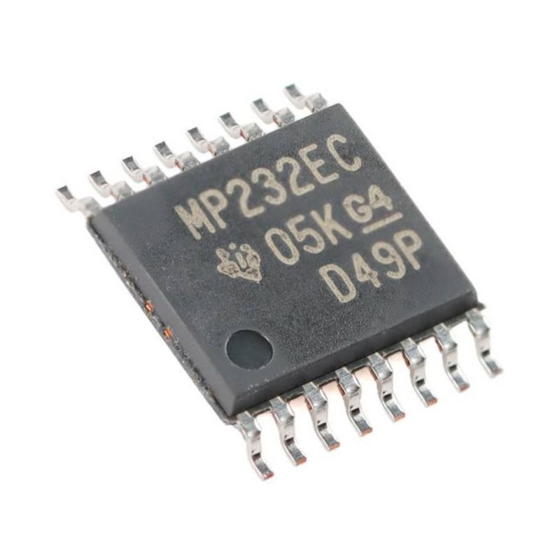 MAX3232ECPWR, MP232EC, TSSOP-16 SMD Entegre Devre, MAX3232