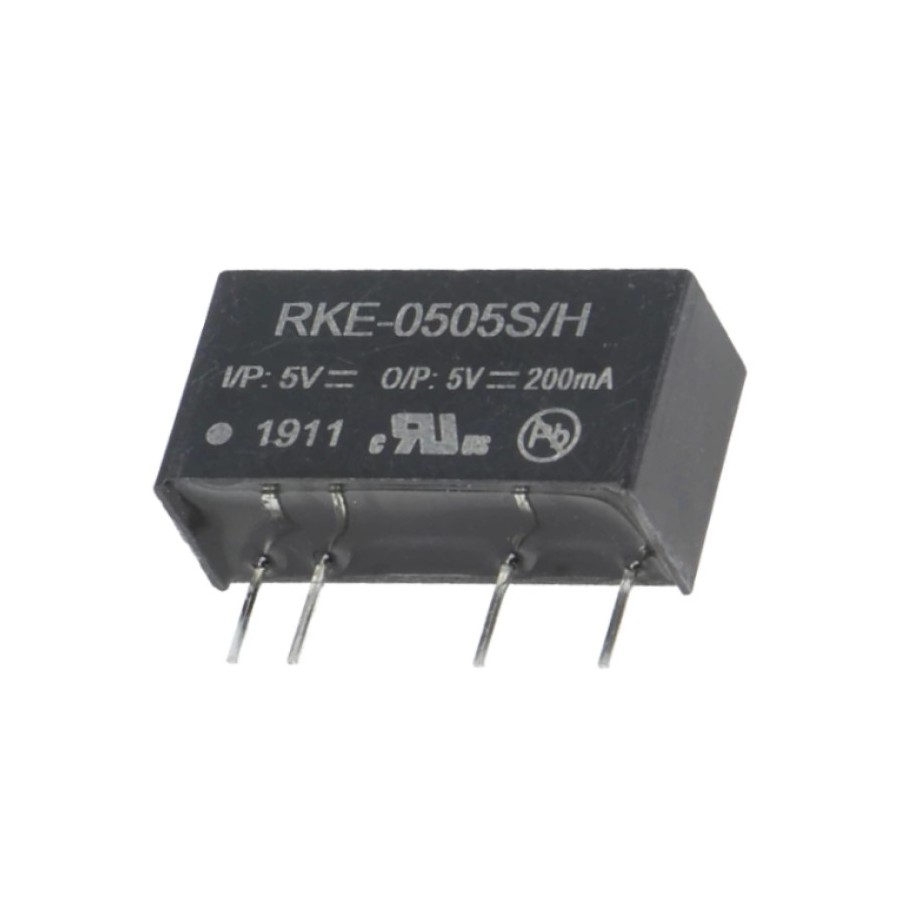 RKE-0505S/H, 5Vin 5Vout 200mA 1W SIP-7 DC/DC Konvertör