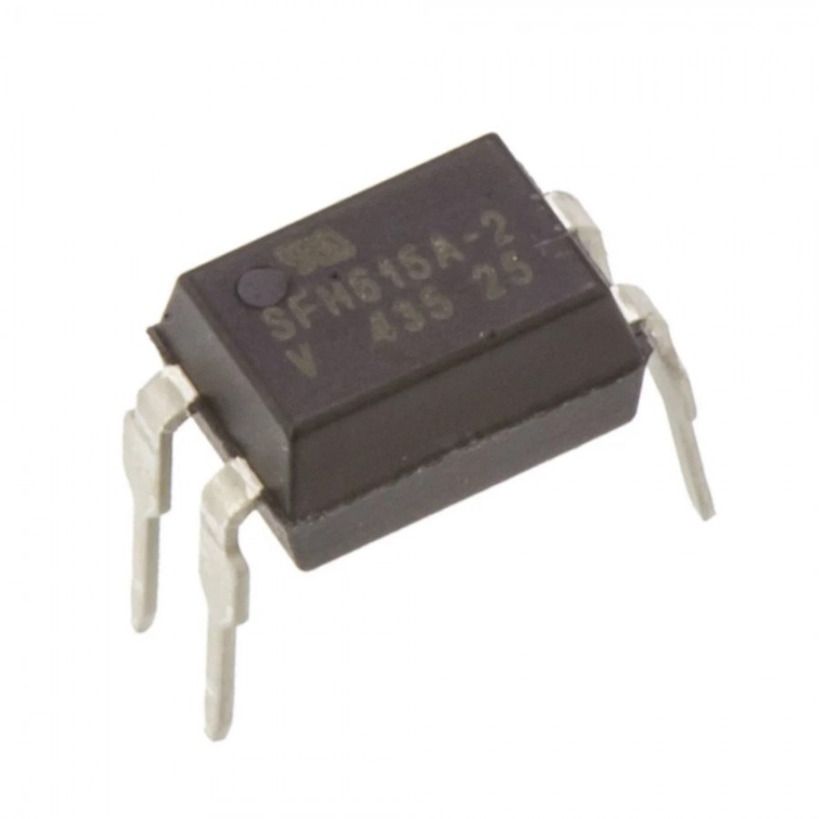 SFH615A-2, 615A-2, Optoisolator Transistor Output 5300Vrms 1 Channel DIP-4