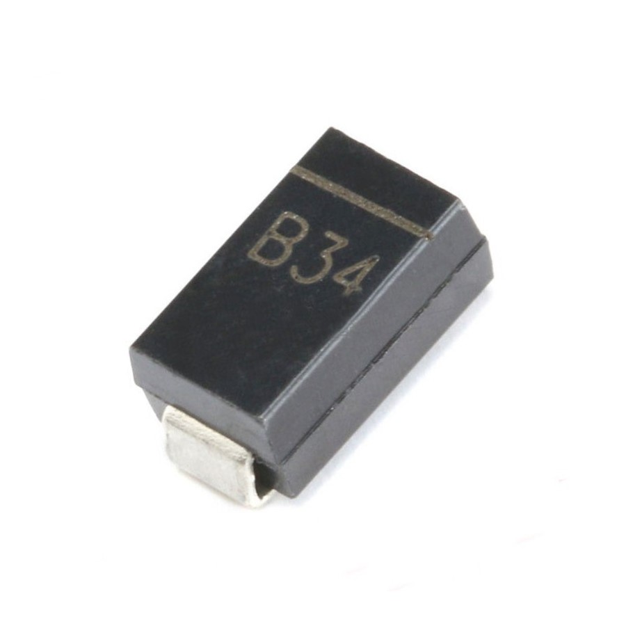 B340A-E3/61T, B34, 40V 3A DO-214AC (SMA) Schottky Diyot