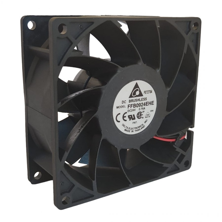 FFB0924EHE, 92x92x38mm 24VDC 0.75A 2 Kablolu Fan