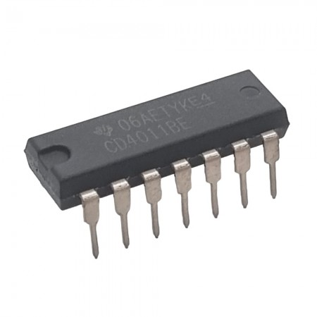CD4011BE, CD4011, 4011 NAND Gate 4-Element 2-IN CMOS DIP-14 Entegre