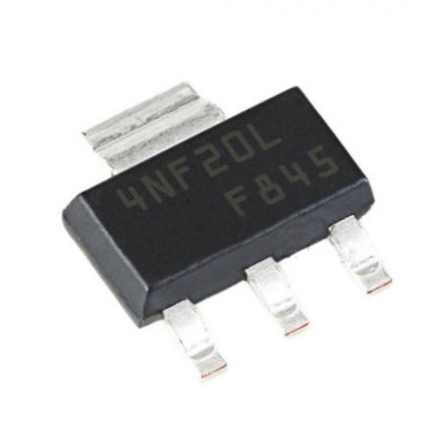STN4NF20L, 4NF20L, N-Ch 200V 1A SOT-223 SMD Mosfet Transistör