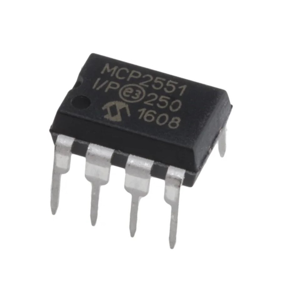 MCP2551-I/P, Half Dublex CANbus Transceiver DIP-8 Entegre Devre