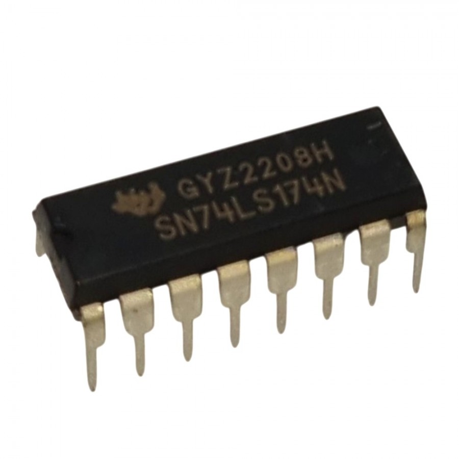 SN74LS174N, 74LS174, Flip Flop D-Type Bus Interface Pos-Edge 1-Element