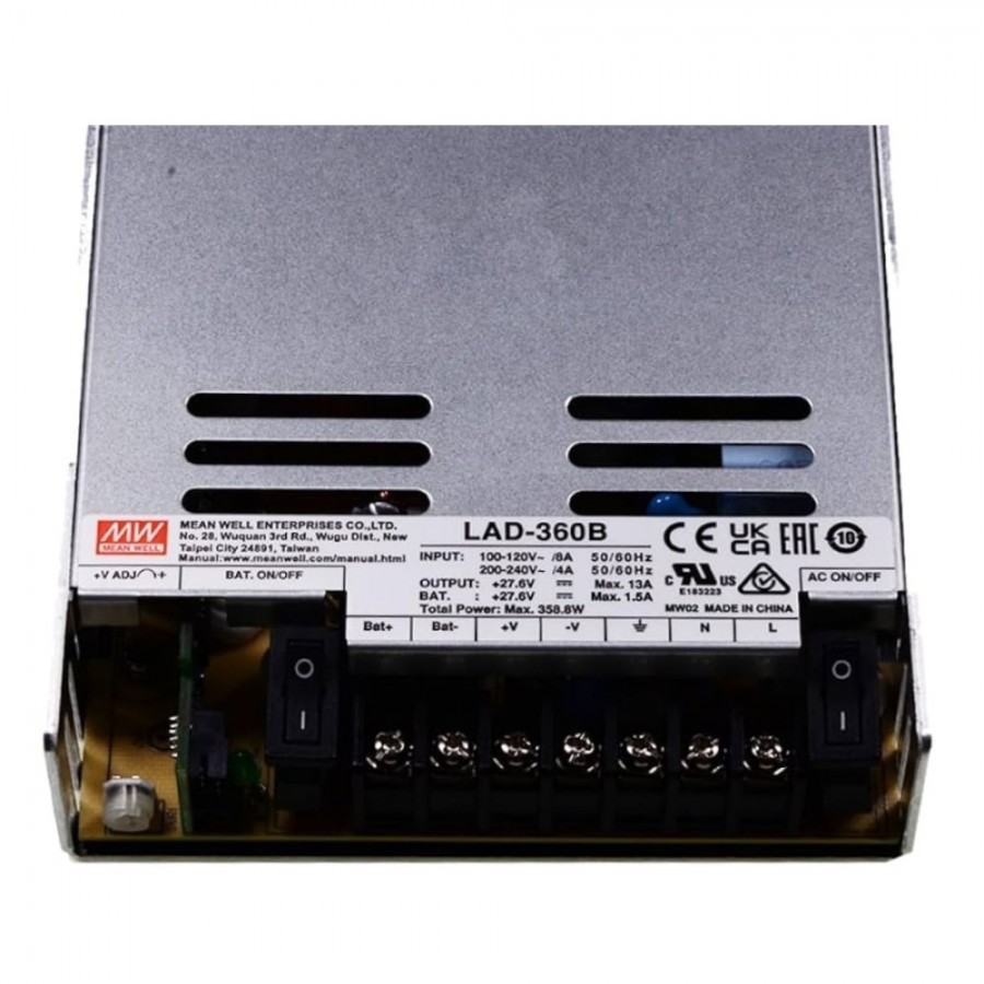 LAD-360D, 55.2V 360W UPS Fonksiyon Akü Şarj, Mean Well