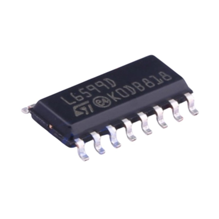L6599D, L6599, Soft Sw PWM Controller 1-Out 500KHz SOIC-16