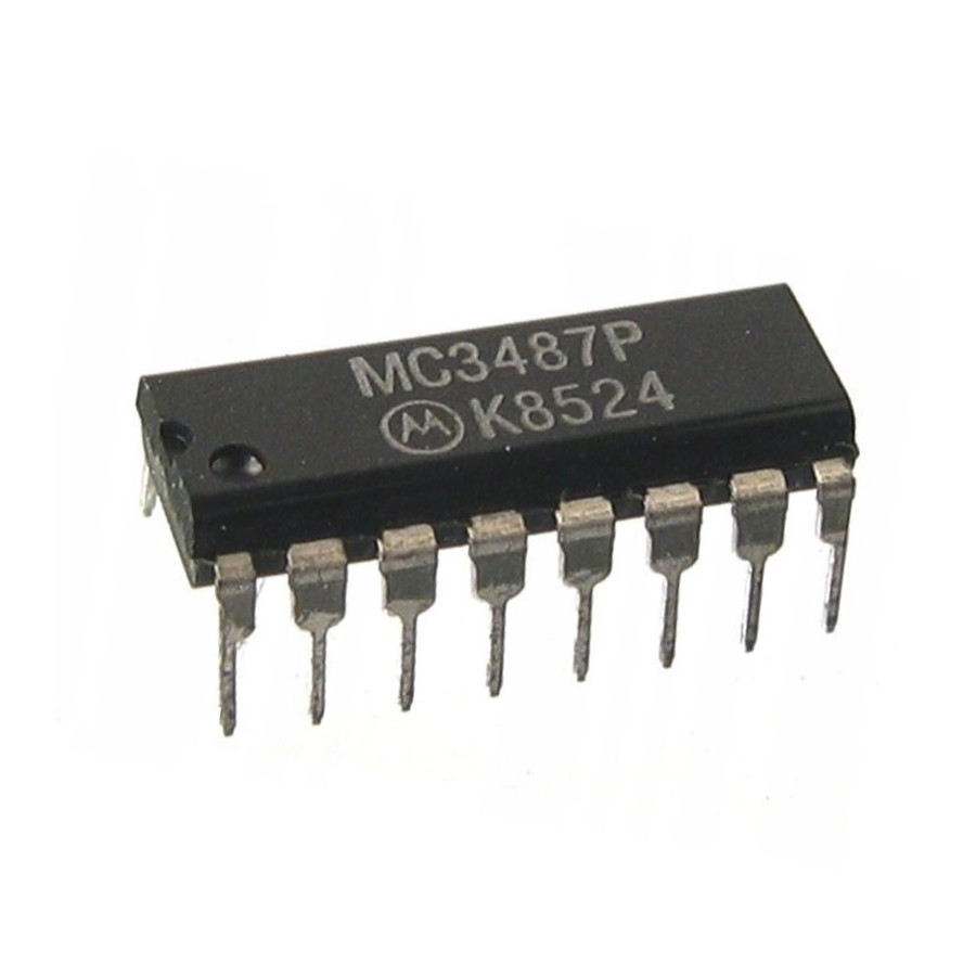 MC3487P, MC3487, LINE DRIVER QUAD RS422, DIP-16