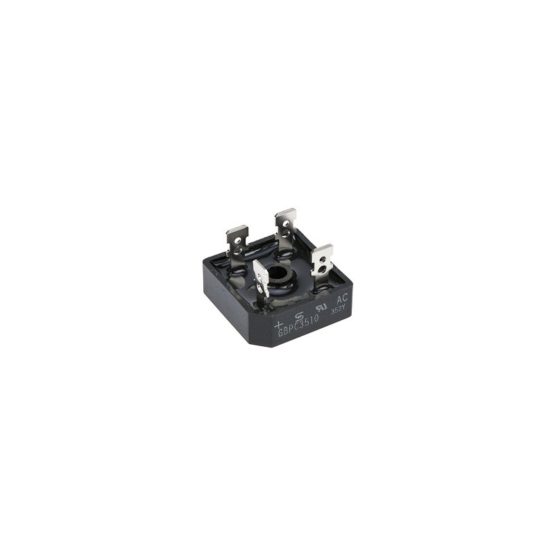GBPC3510, 3510 Diode Rectifier Bridge Single 1KV 35A 4-Pin Case GBPC Bulk