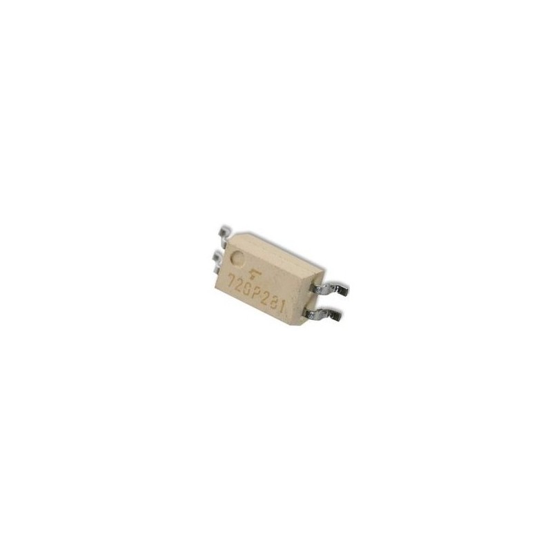 TLP281, P281, Optoisolator Transistor Output 2500Vrms 1 Channel SOP-4