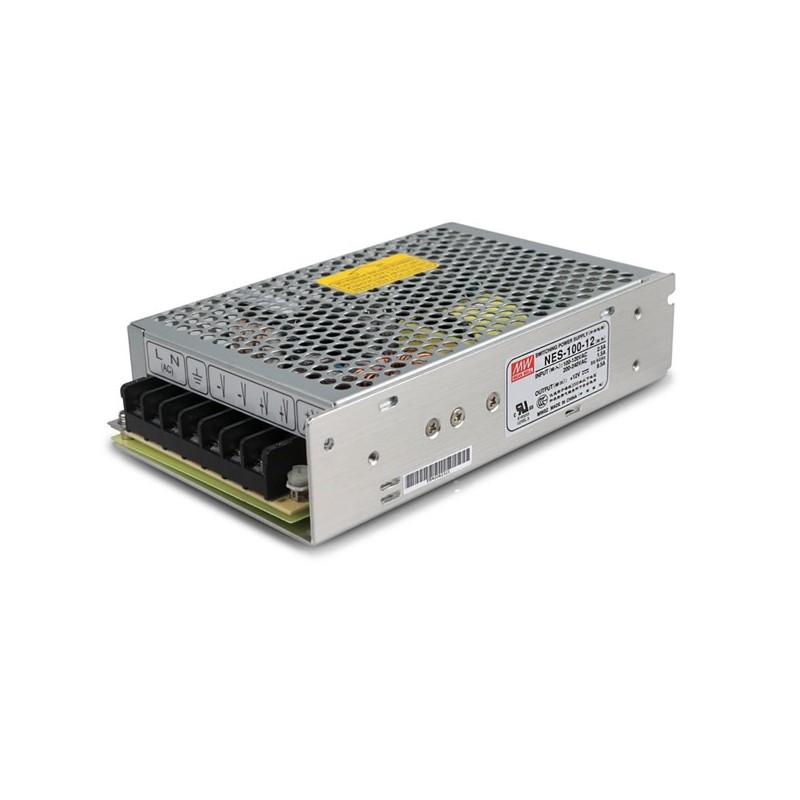 Mean Well NES-100-12 12VDC 8.5A 100W AC/DC Power Supply, NES100-12