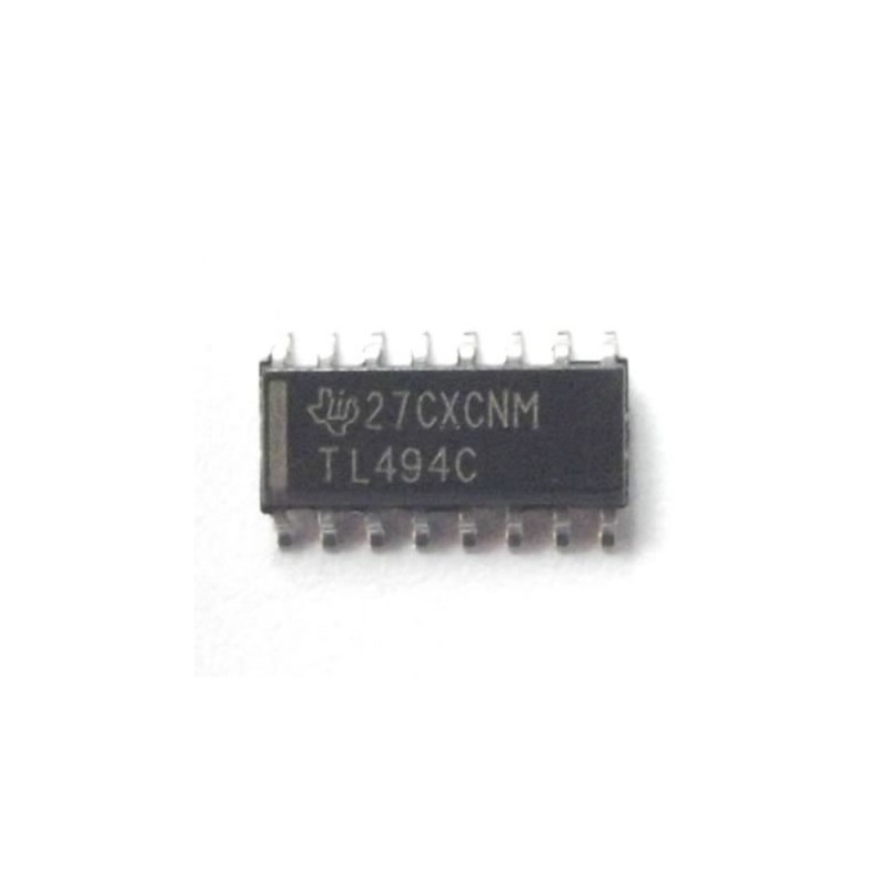 TL494CD, TL494C, TL494 Voltage Mode PWM Controller 40V 200mA SOIC-16